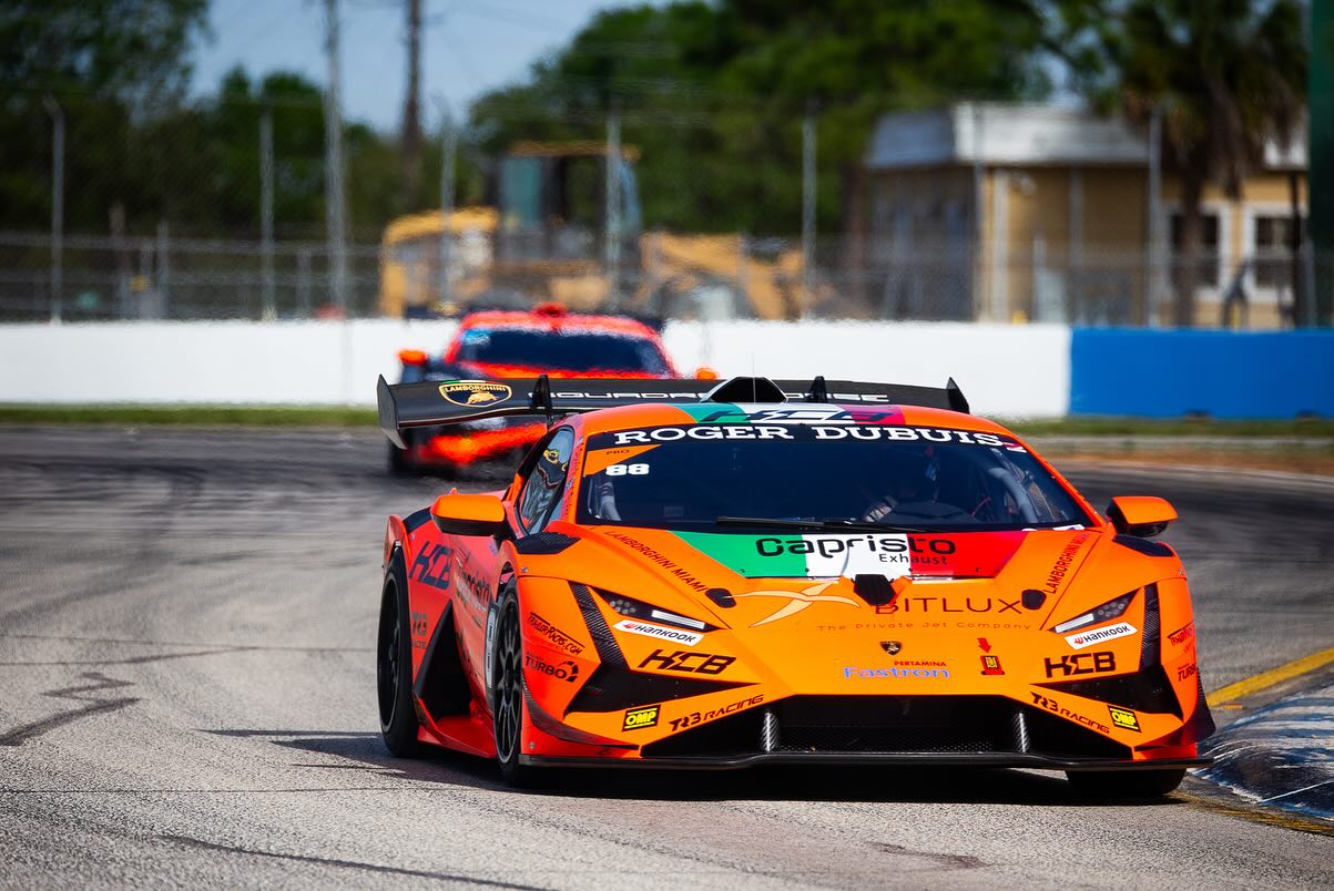 Francis Jr., Taurino Take Super Trofeo Race 2 Win in Sebring – tr3racing
